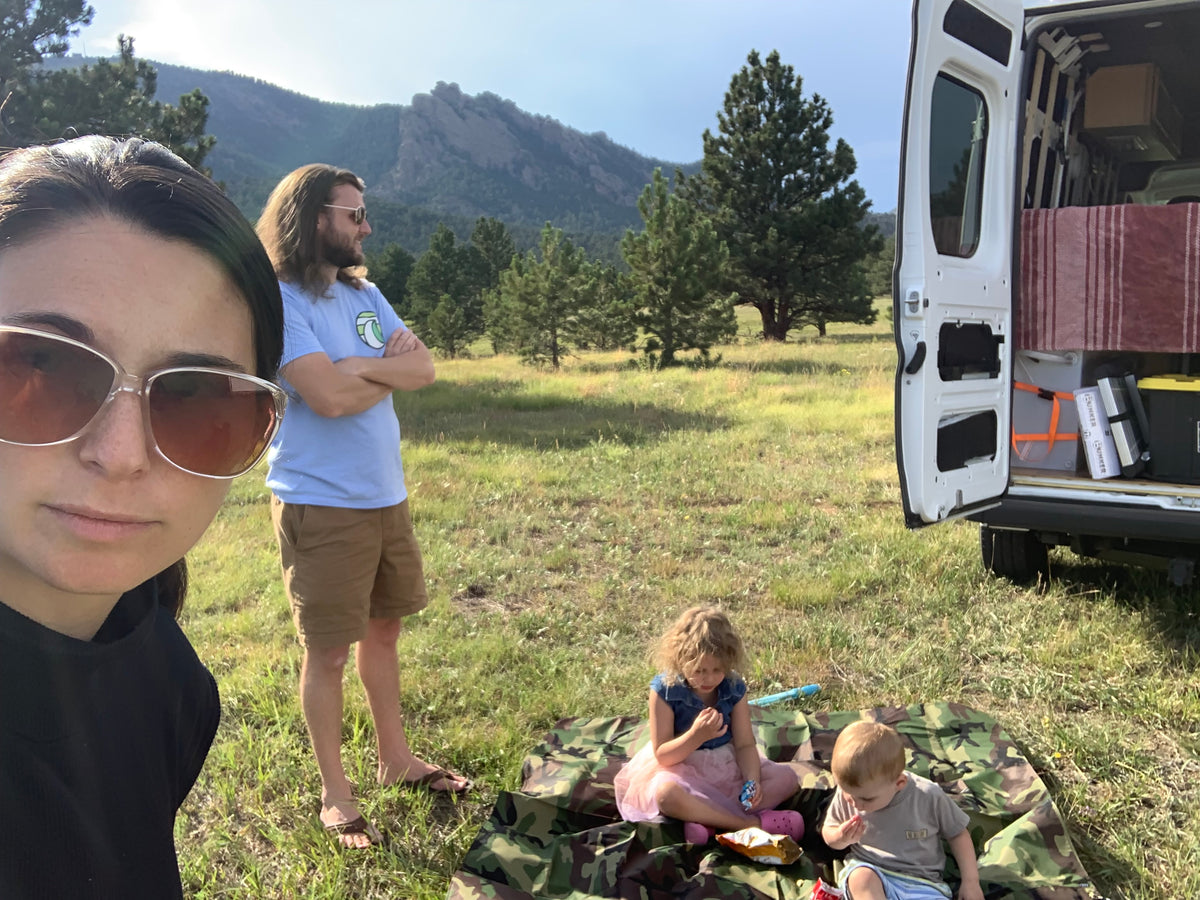 Bloopers reel from Shopify's ad featuring Andrea + The ANDI Fam